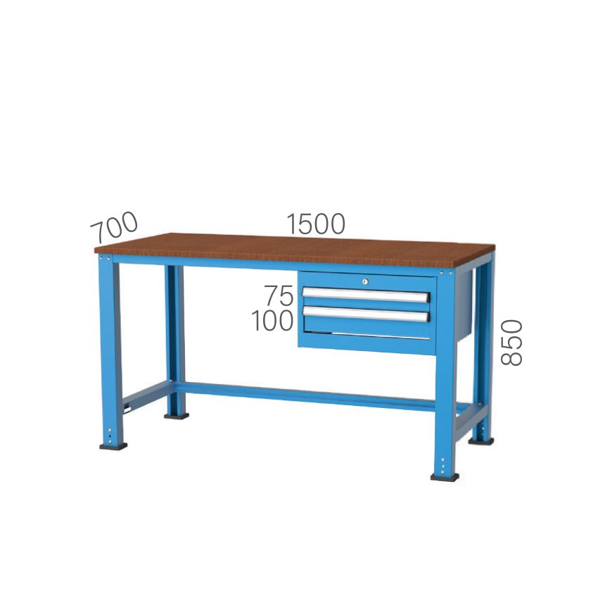 3782– WORKBENCH WITH 2 DRAWER - Koçel