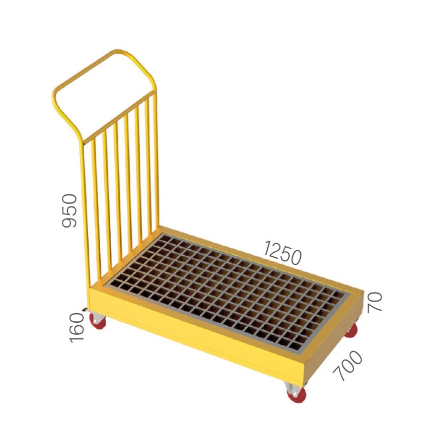 7470 – CHEMICAL STORAGE CABINET WITH 4 GRATE SHELVES - Koçel